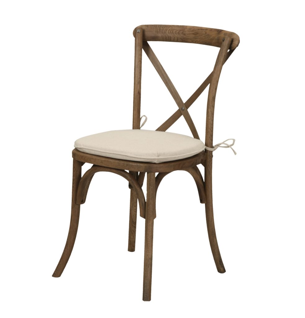 X Back Farm Chairs - Tables & Chairs - Sky High Event Rentals